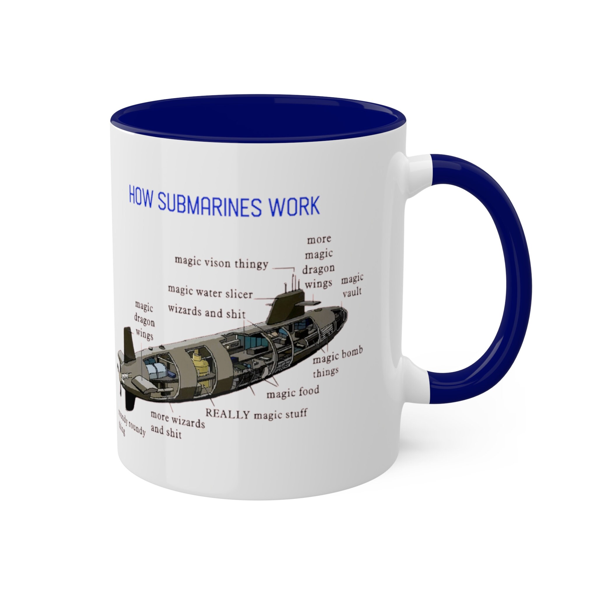 Submarine Mug How Submarines Work Supply Officer Dolphins - Etsy