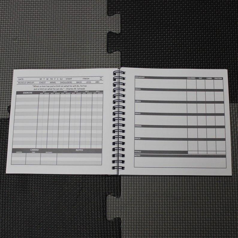 Musculus - the Workout and Nutrition Journal - Fitness Journal ...