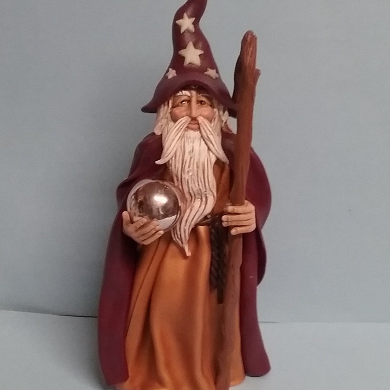 Wizard Sculpture - Etsy