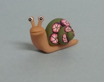 Polymer Clay Snail - Etsy