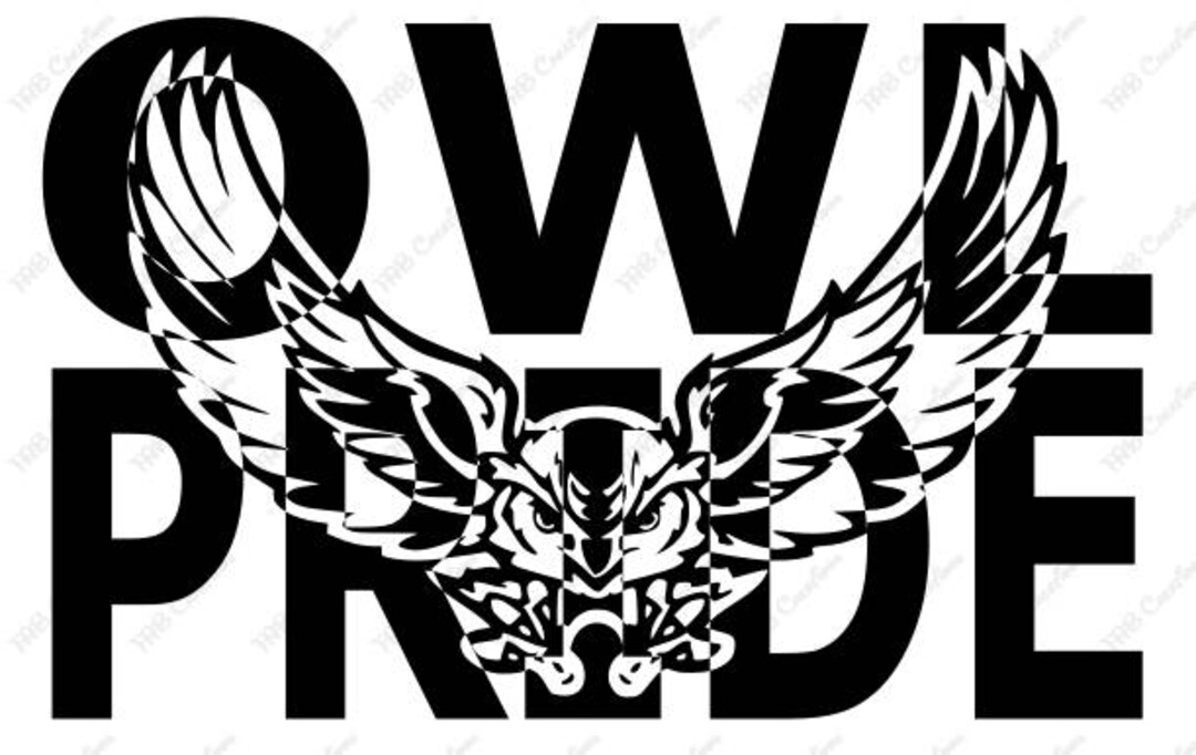 OWL Pride .svg .png .eps .dxf - Etsy