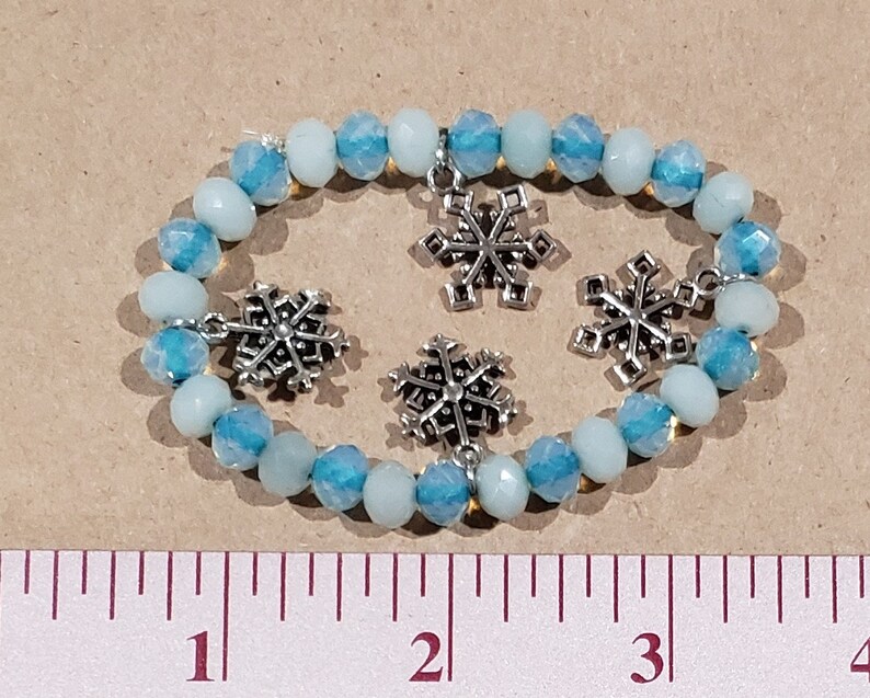 Snowflake Bracelet - Etsy
