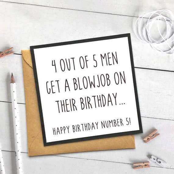 Funny Birthday Card for Boyfriend Rude Birthday Card Funny | Etsy UK