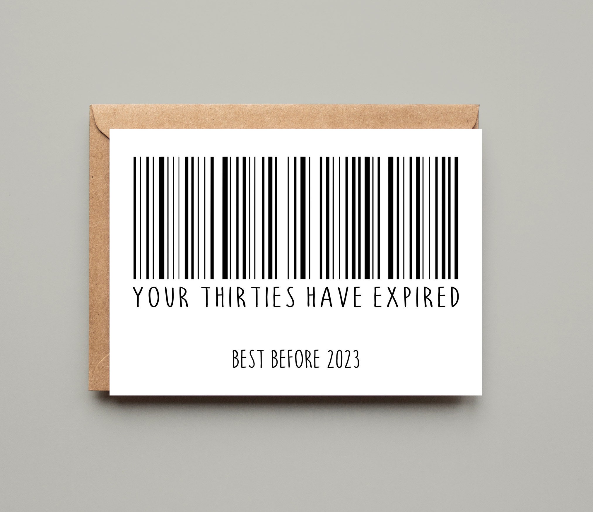 40th Barcode Birthday Card 40 Birthday Card Birthday Cards - Etsy UK