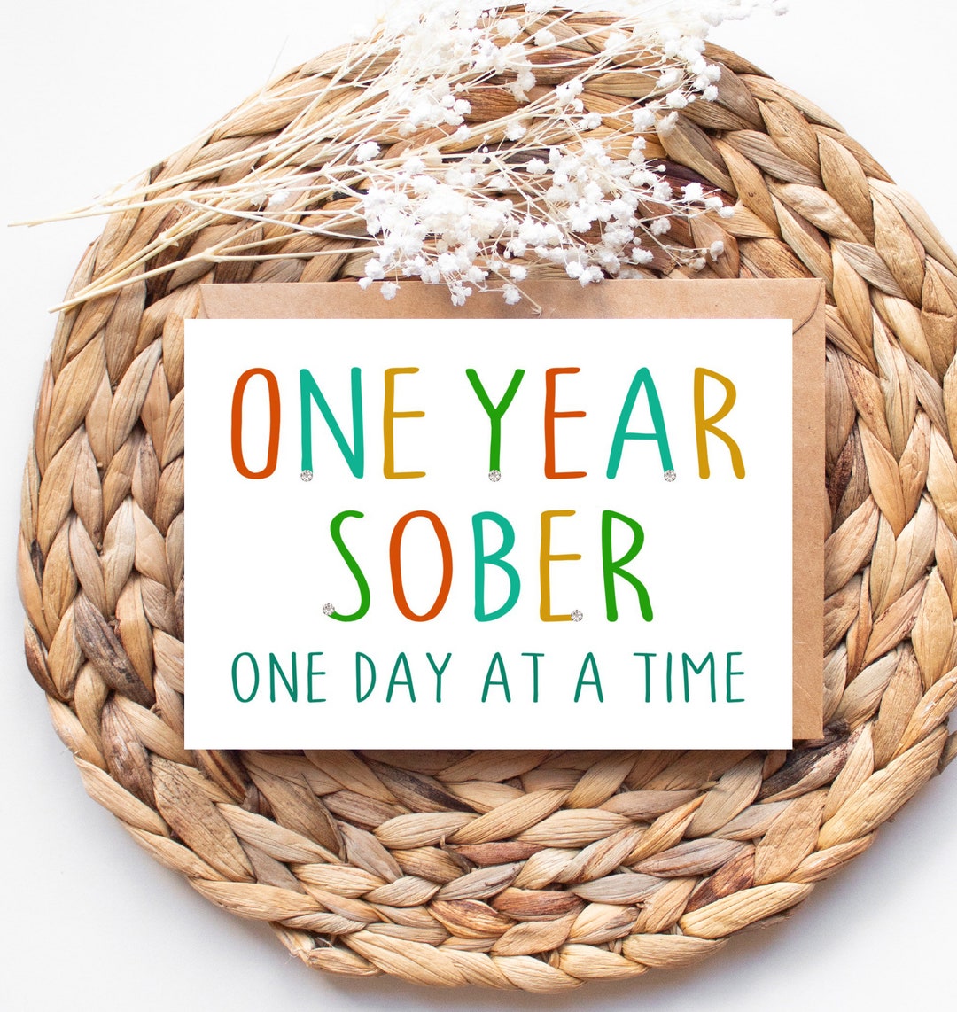 Sobriety Card, Recovery Card, Sober Card, Sobriety, Sobriety Gift ...