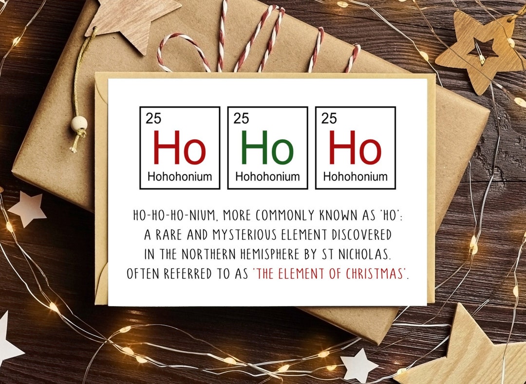 Geek Christmas Card, Geeky Christmas Cards, Gifts for Him, Geeky Gifts ...