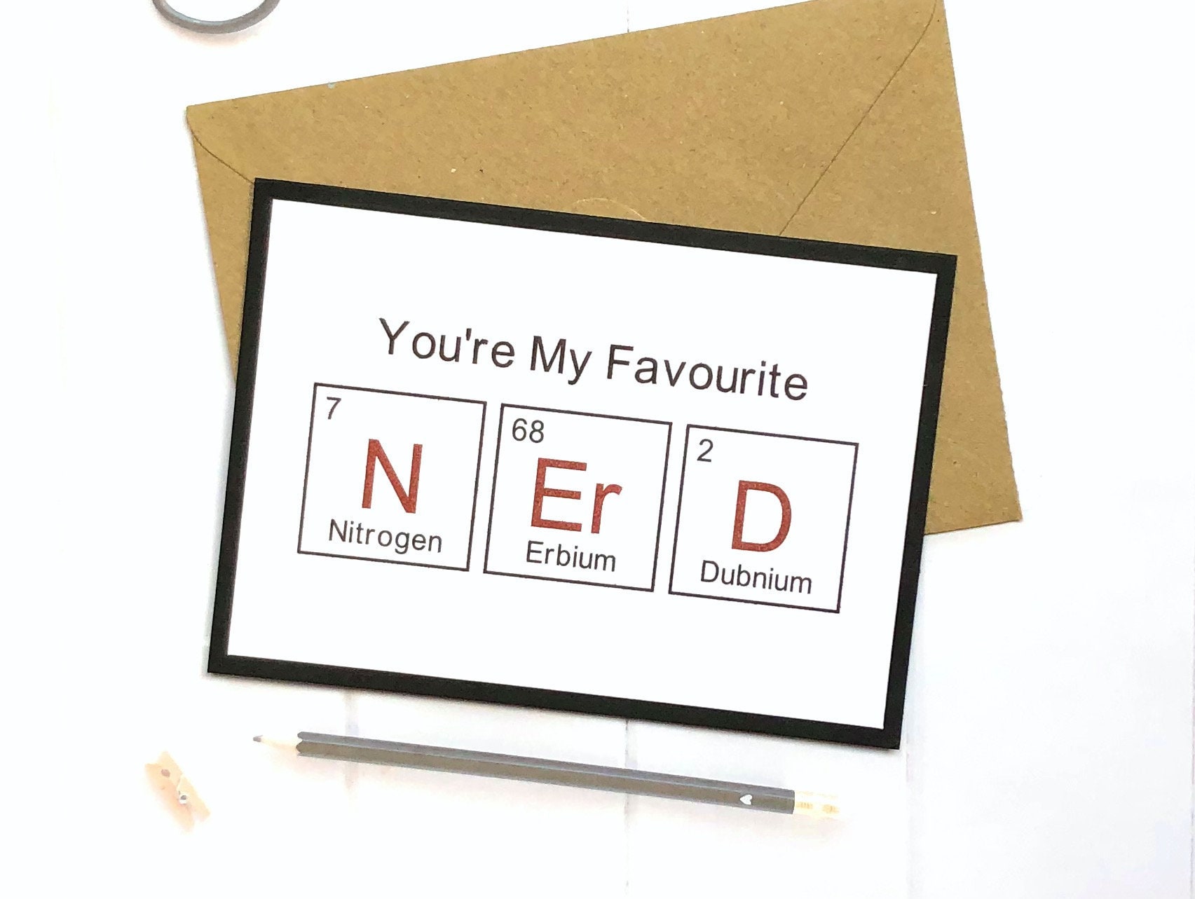 Nerdy Gifts for Men Geeky Card Geeky Gifts Nerd Card | Etsy UK