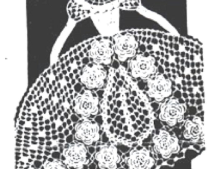 0778 Miss Savannah Crinoline Girl Doily Crochet Pattern - Etsy