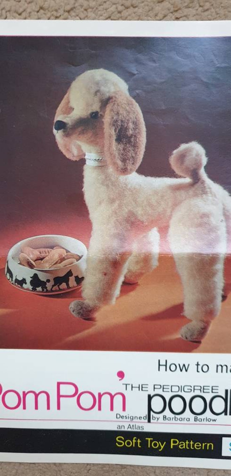 PDF Sewing Pattern to Make a Poodle Dog, Soft Toy Doorstop - Etsy UK