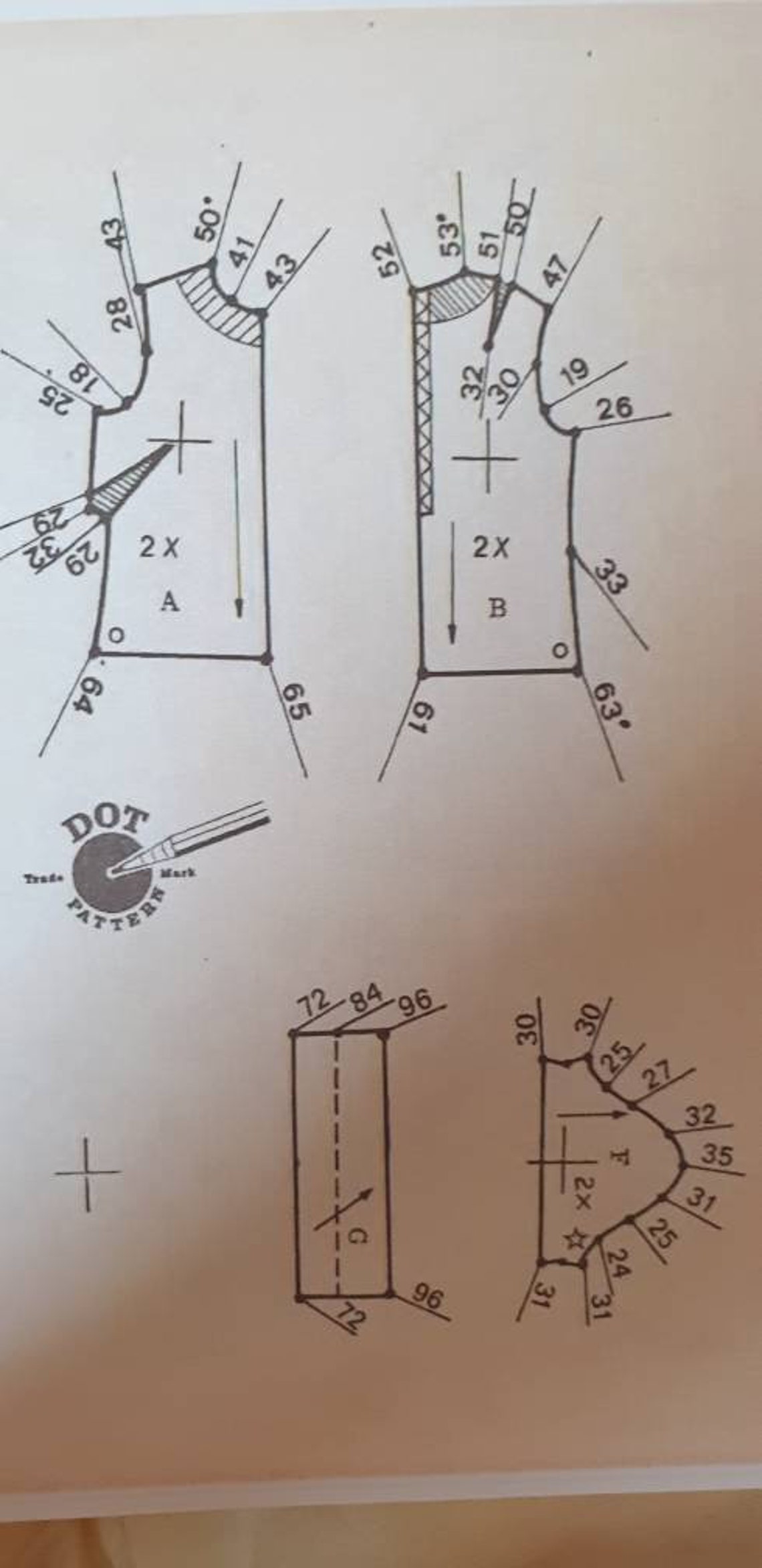 PDF Vintage Drafting Sewing Pattern , Minature Graph Chart and ...