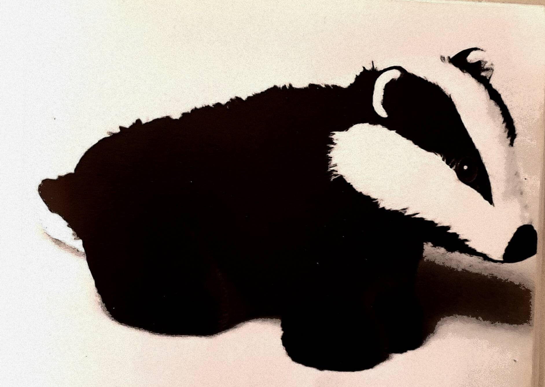 PDF Sewing Pattern Badger , Woodland Animal, Soft Toy Doorstop - Etsy