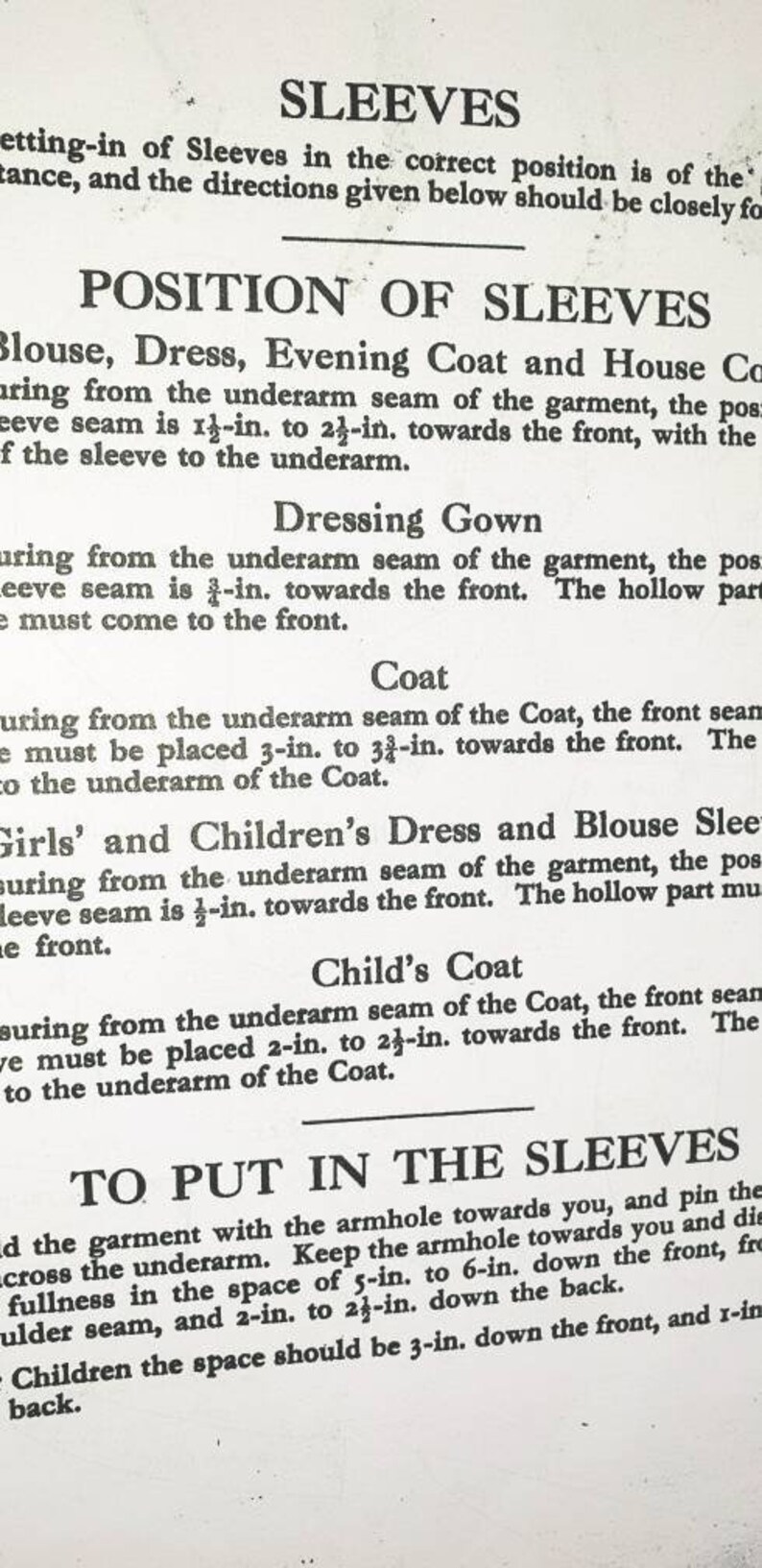 PDF Vintage 1920 S Haslam System of Drafting and Dresscutting . SLEEVES ...