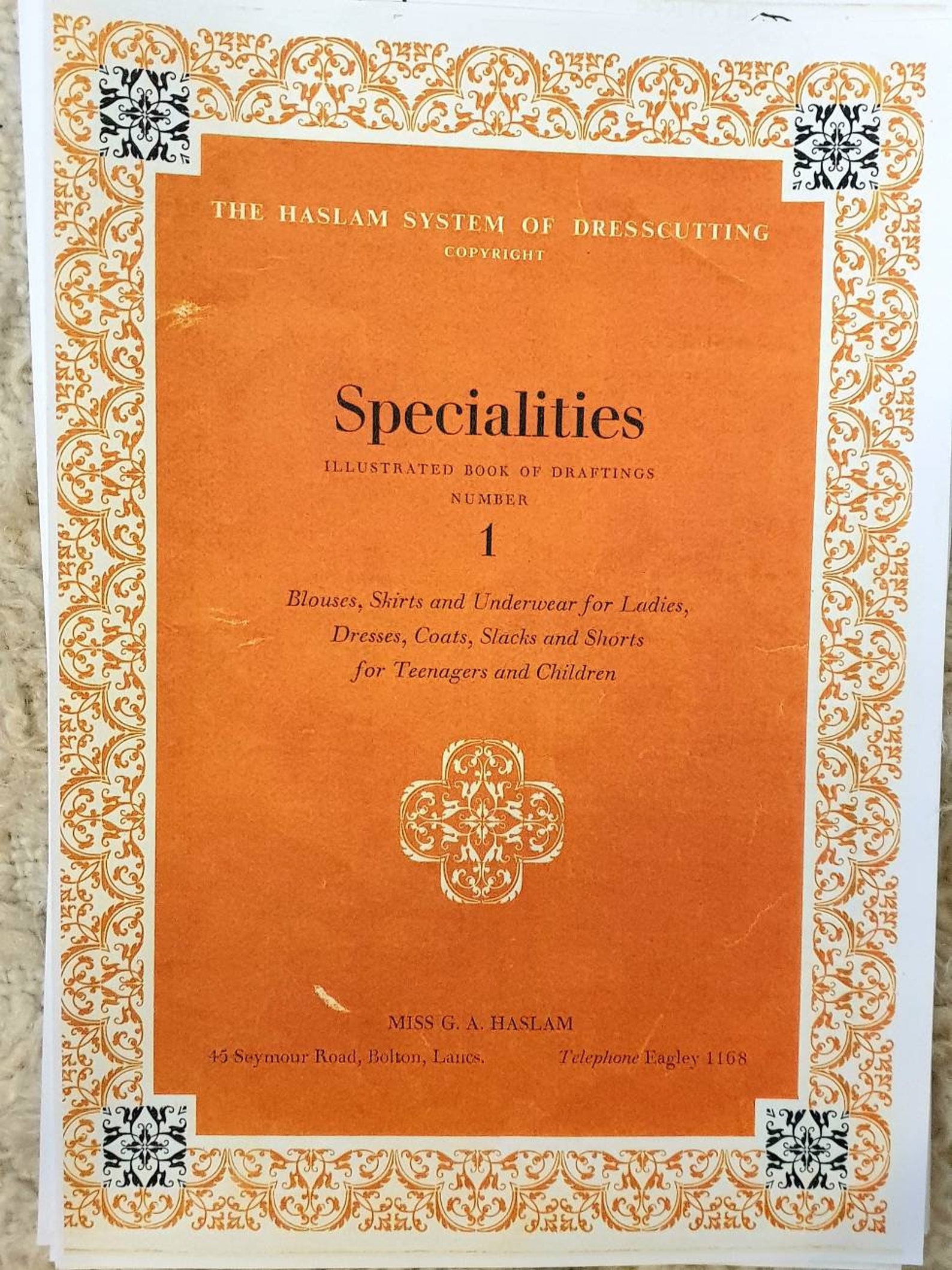 PDF Haslam System of Drafting and Dresscutting E Book No Specialities 1 ...