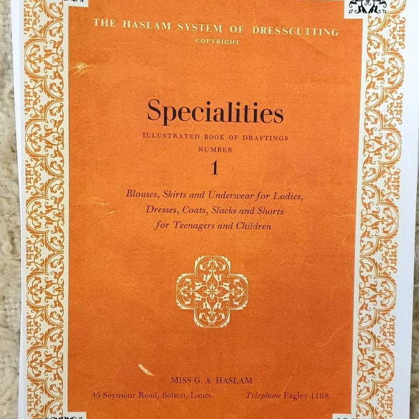 Pattern Drafting Book - Etsy