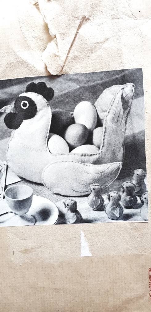 PDF Sewing Pattern Chicken Basket and Chicks Egg Basket Nest - Etsy UK