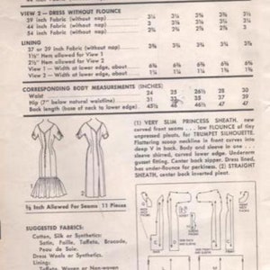 PDF Vintage Advance Sewing Pattern 7942, Suzy Perette, Size 12 Bust 30 ...