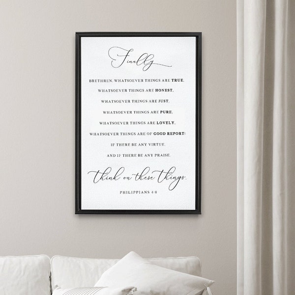 Whatsoever Things - Etsy