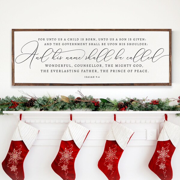 Unto Us a Child Is - Etsy