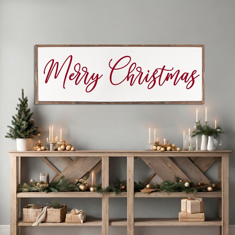 Large Christmas Signs - Etsy