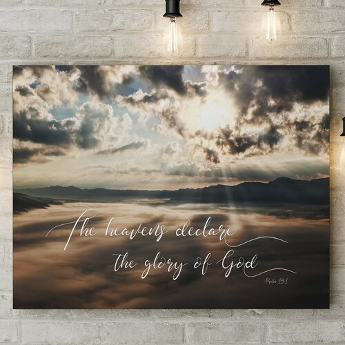 Scripture Wall Art Psalm 91 Scripture Canvas Christian | Etsy