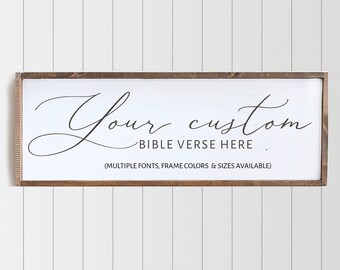 Custom Scripture Wall Art - Etsy