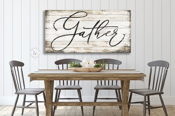 Vintage Farmhouse Dining Room Sign Farmhouse Decor Ideas: 35 Ways To A