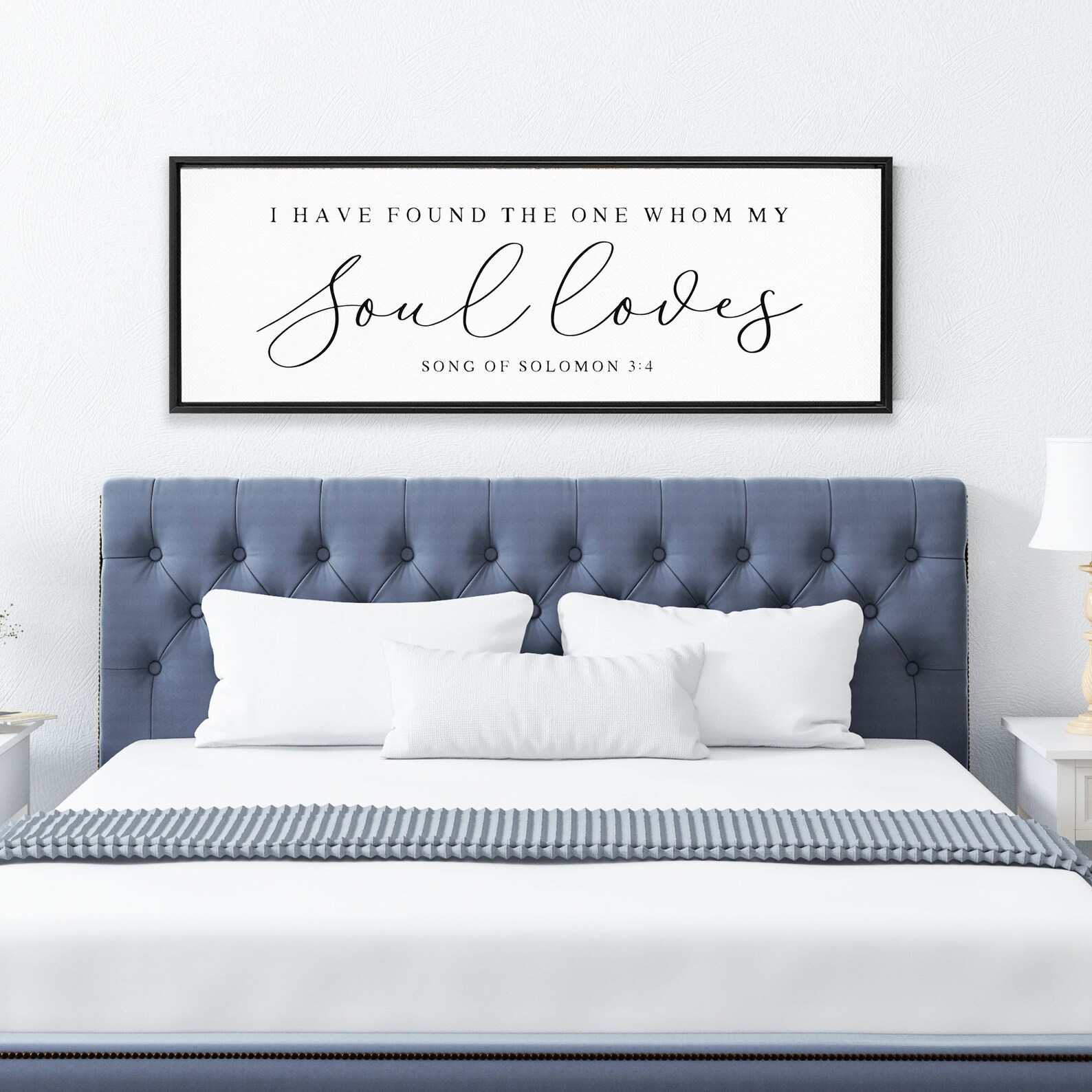 I Have Found the One Whom My Soul Loves Sign Scripture Wall - Etsy