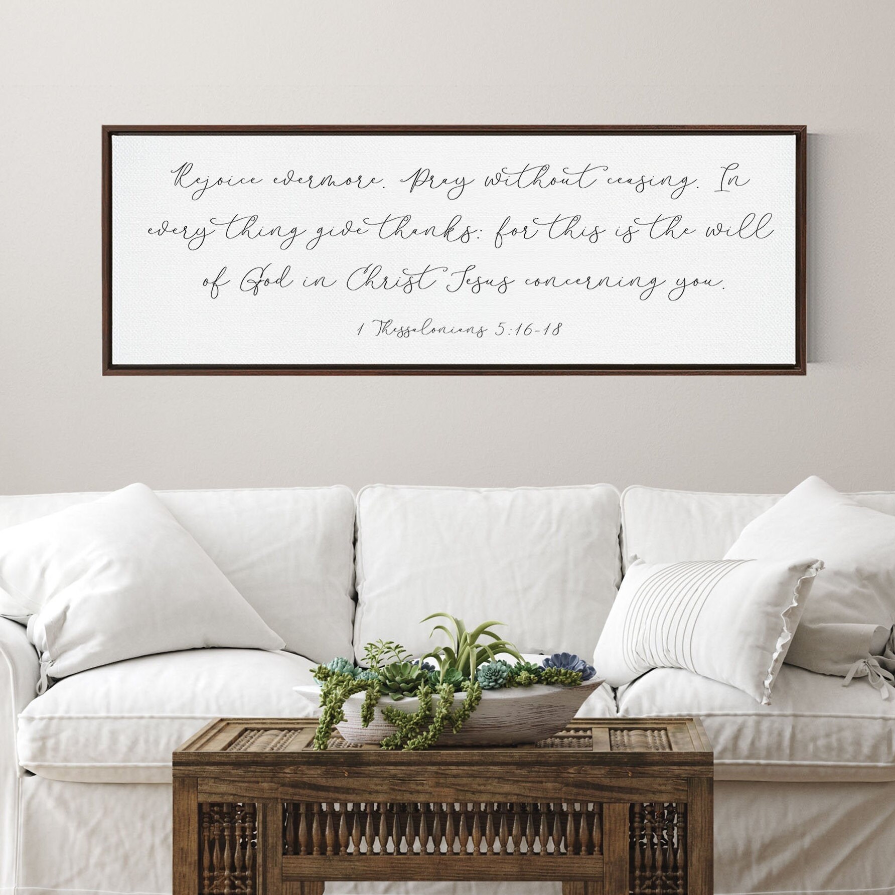 Pray Without Ceasing Scripture Sign Scripture Wall Art | Etsy