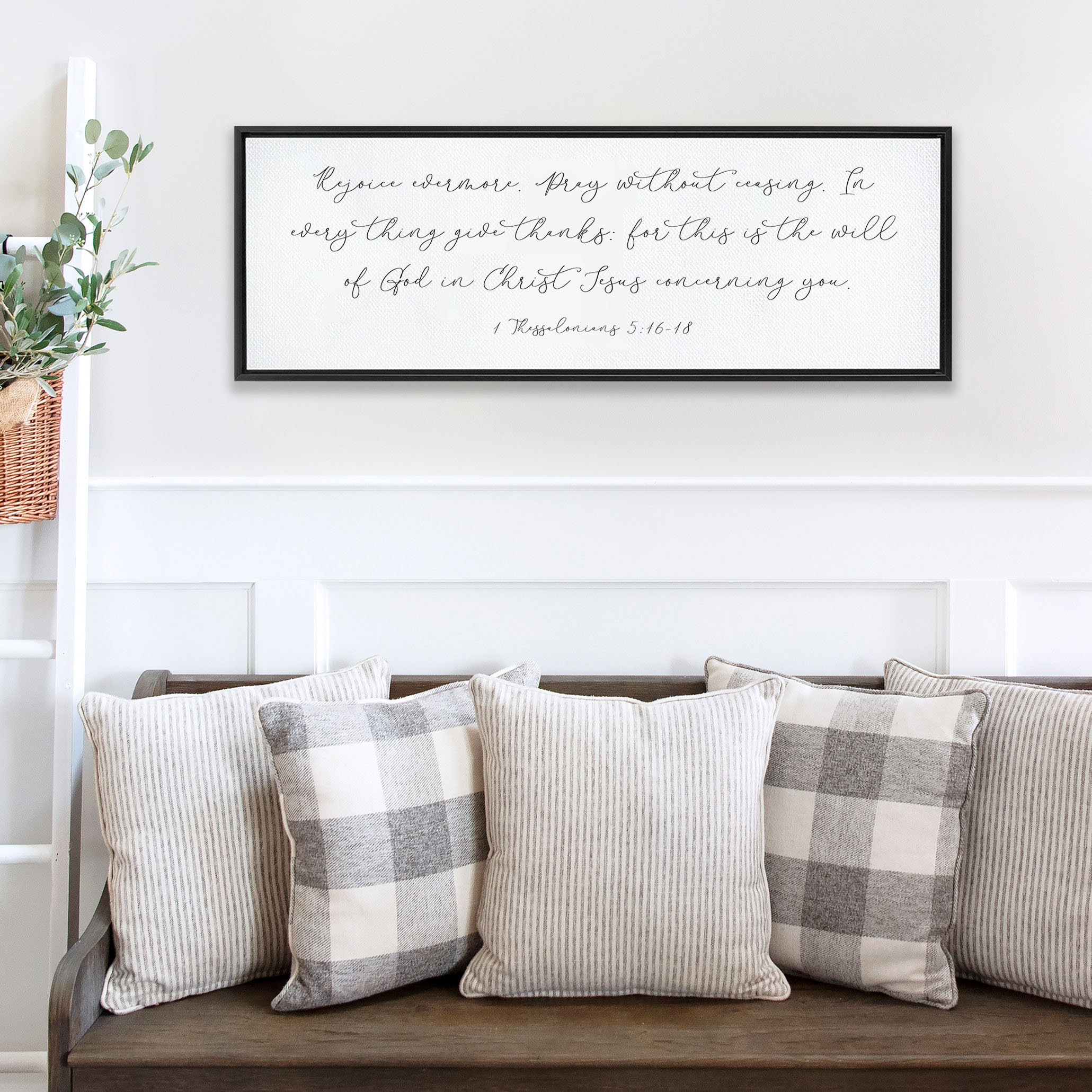 Pray Without Ceasing Scripture Sign Scripture Wall Art | Etsy