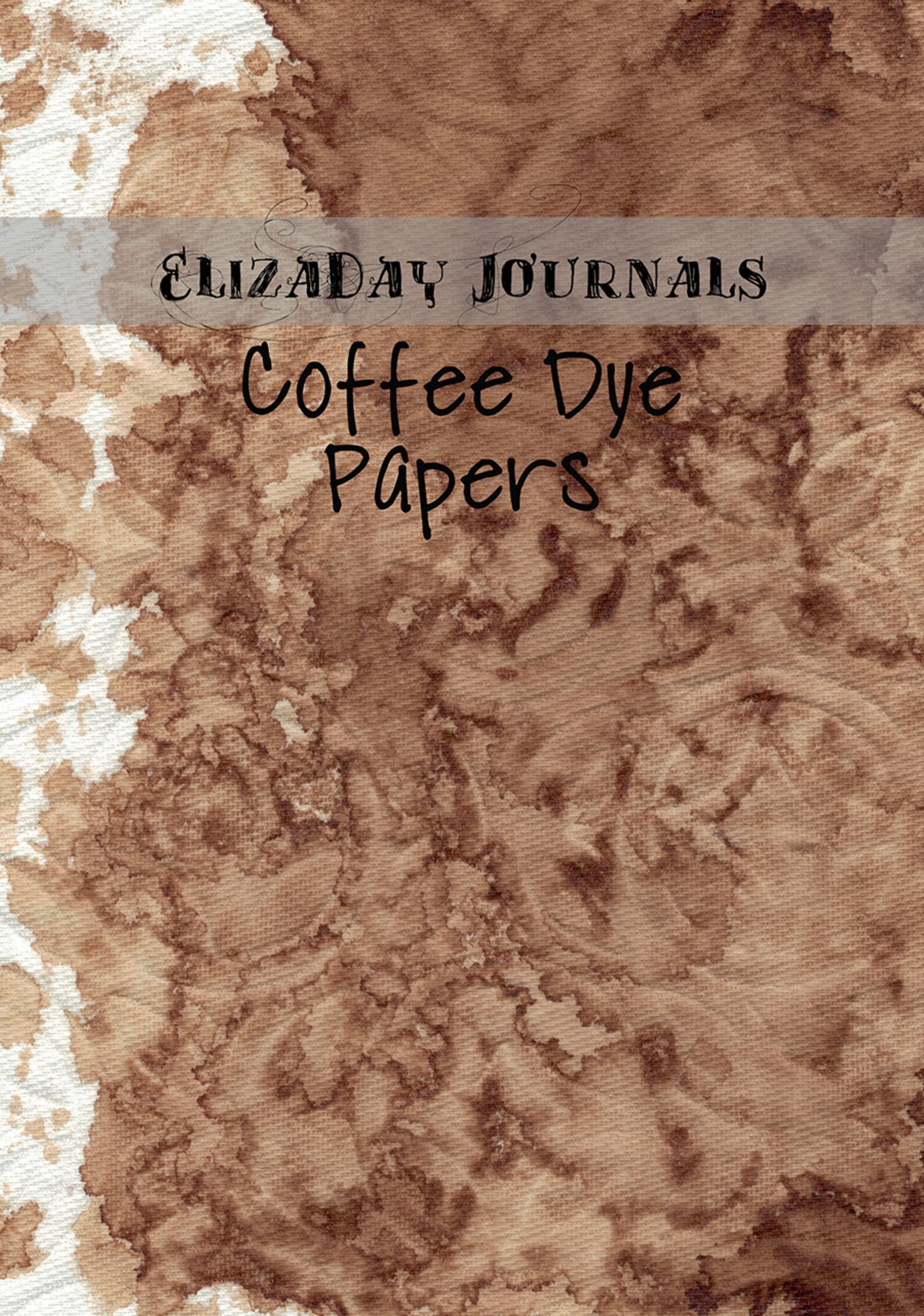 DIGITAL Coffee Dye Papers - Junk Journal - Scrapbooking - Etsy