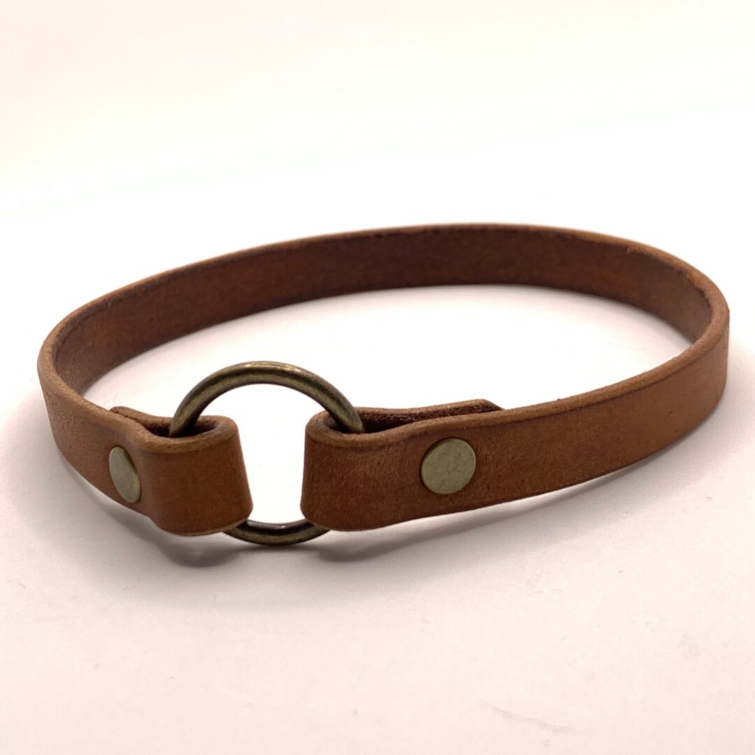Whiskey Tan Australian Leather House Collar ID Collar Tag - Etsy Australia