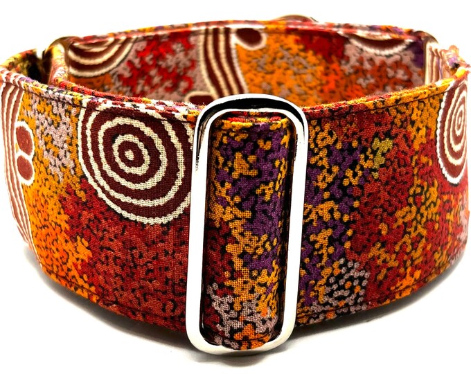 Indigenous Aboriginal Martingale Dog Collar or Matching Sets, Greyhound ...