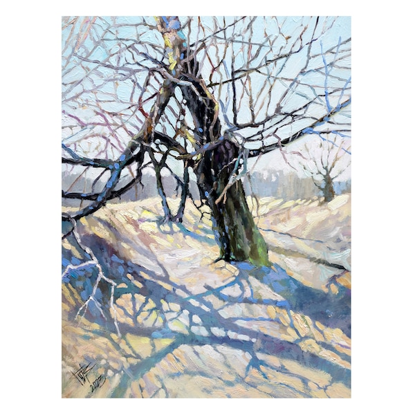 Tree Branch Painting - Etsy