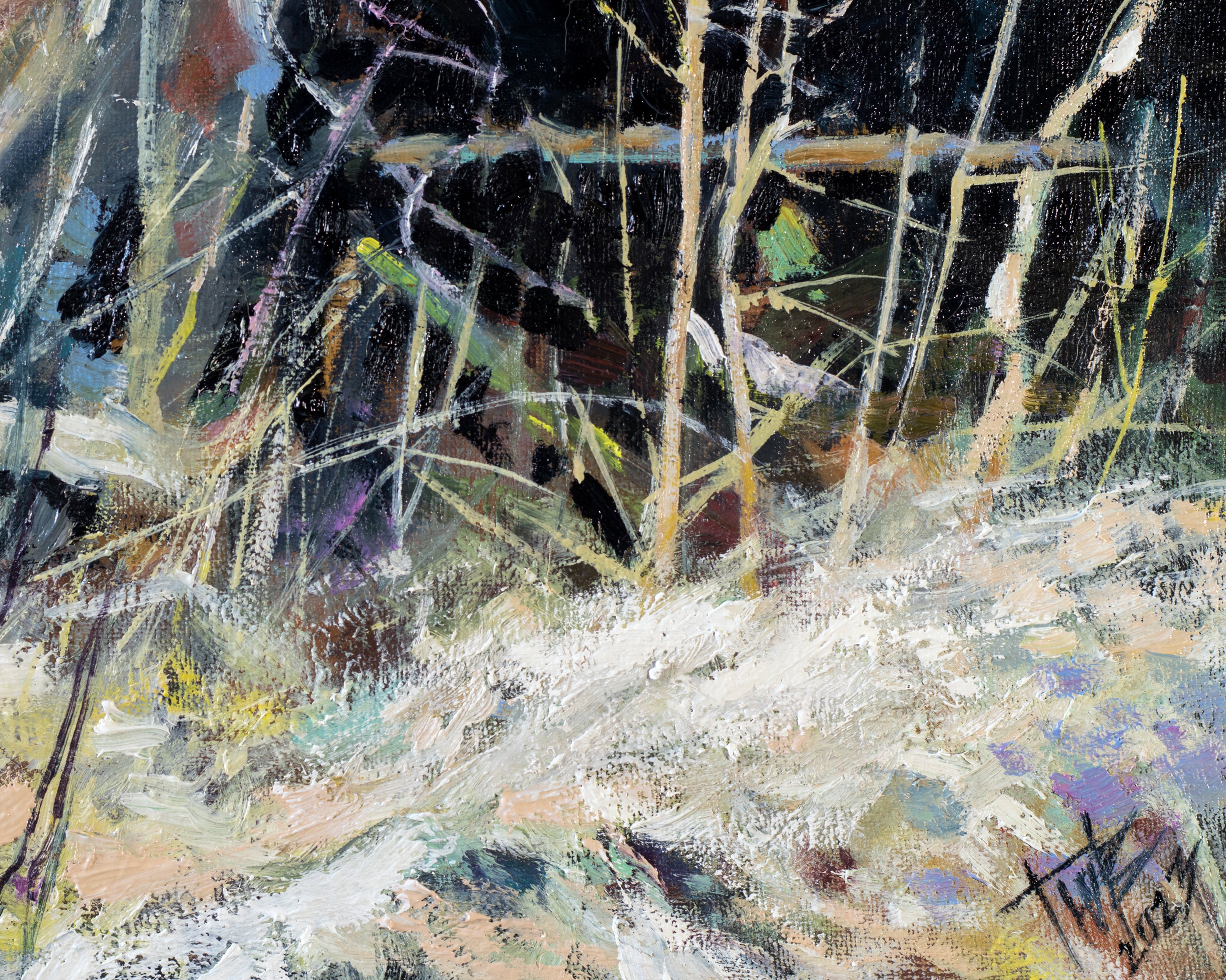 Old Abandoned Barn Oil Painting, the Shed Oil on Canvas, Original Oil ...