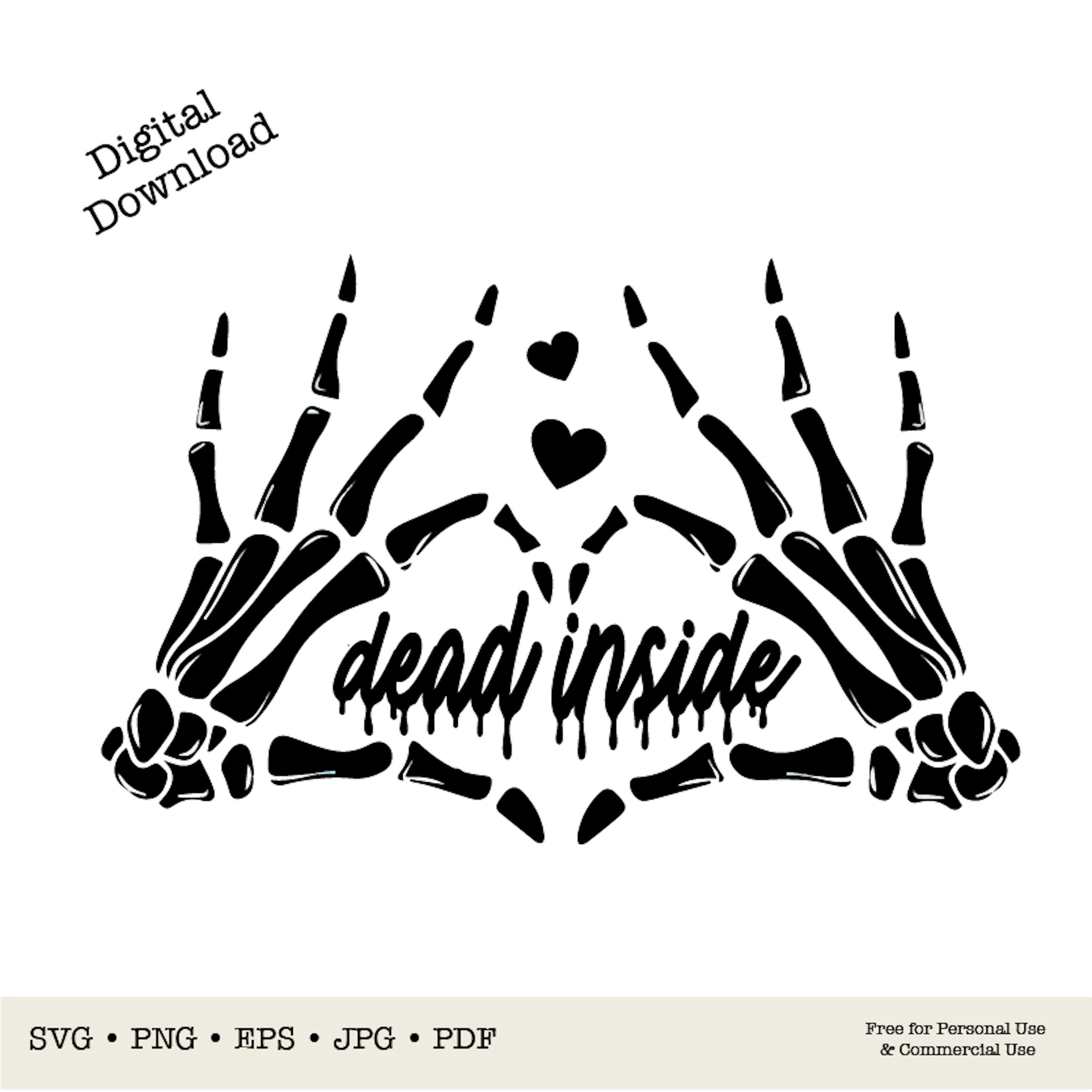 Dead Inside Svg, Valentine's Day SVG, Valentine's Day Shirt Png, Retro ...