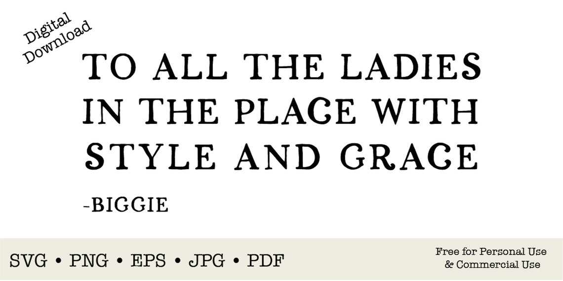 Biggie Lyrics SVG Biggie Smalls SVG Women's Shirt Png - Etsy