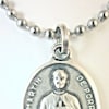 Saint St Martin De Porres Necklace - Personalized Initial Charm ...