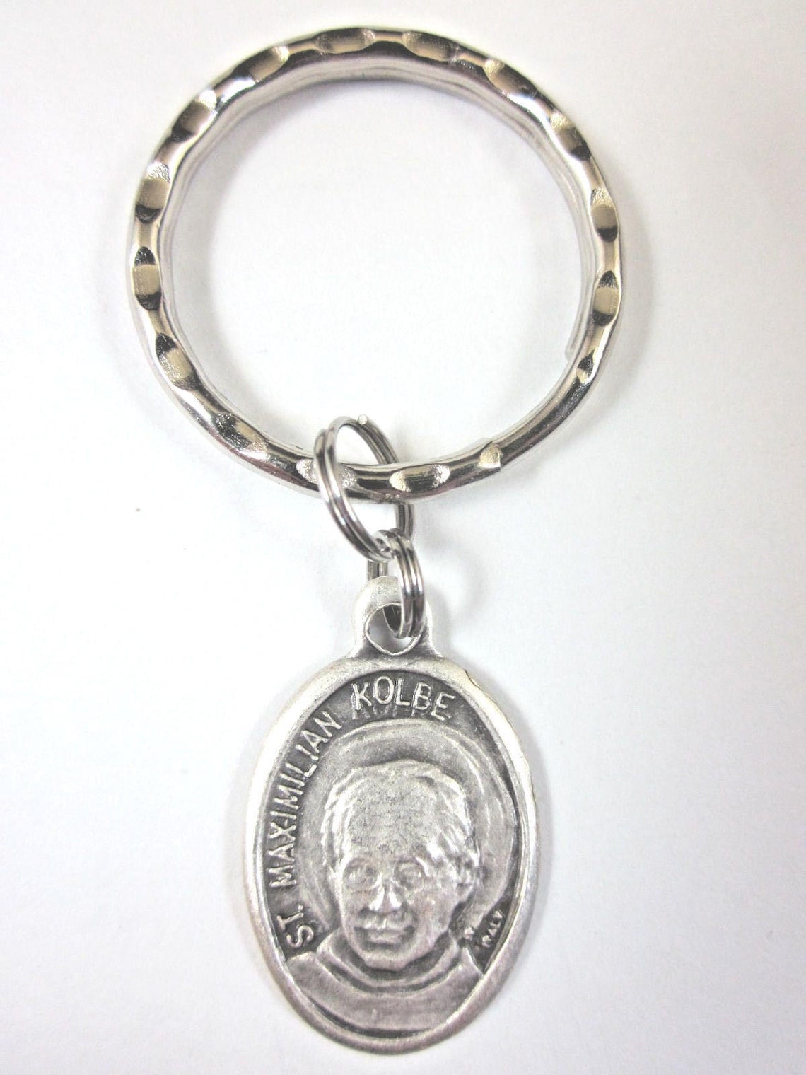 St Maximilian Kolbe Medal Italy Key Ring Gift Box & Prayer | Etsy