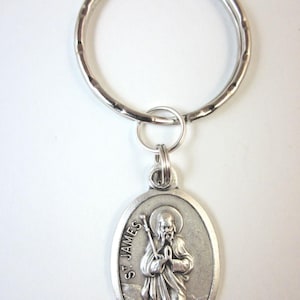 St James Medal Italy Key Ring Gift Box & Prayer Card - Etsy