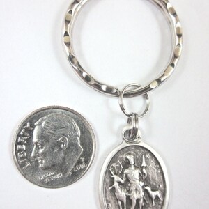 St Hubert Medal Italy Key Ring Gift Box & Prayer Card - Etsy