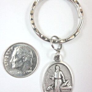 St Luke the Apostle Medal Italy Key Ring Gift Box & Prayer Card - Etsy