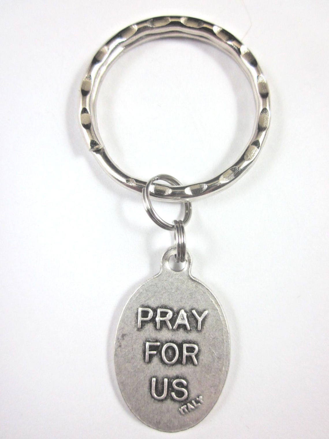 Our Lady Queen of Peace Medal Italy Key Ring Gift Box & Prayer - Etsy