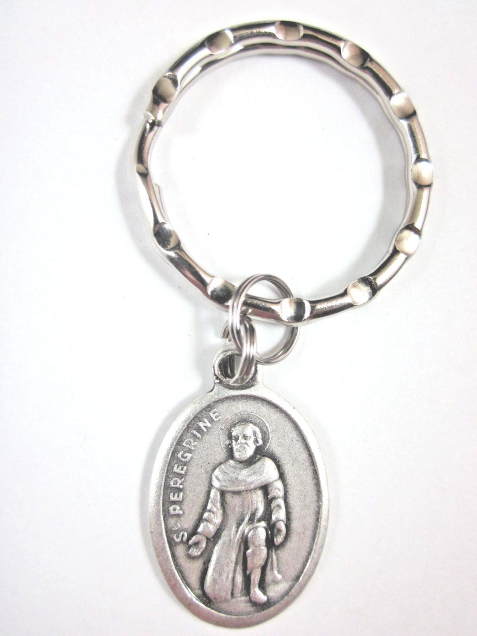 St Peregrine Medal Italy Key Ring Gift Box & Prayer Card - Etsy