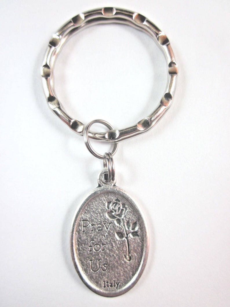St Nicholas Medal Italy Key Ring Gift Box & Prayer Card - Etsy