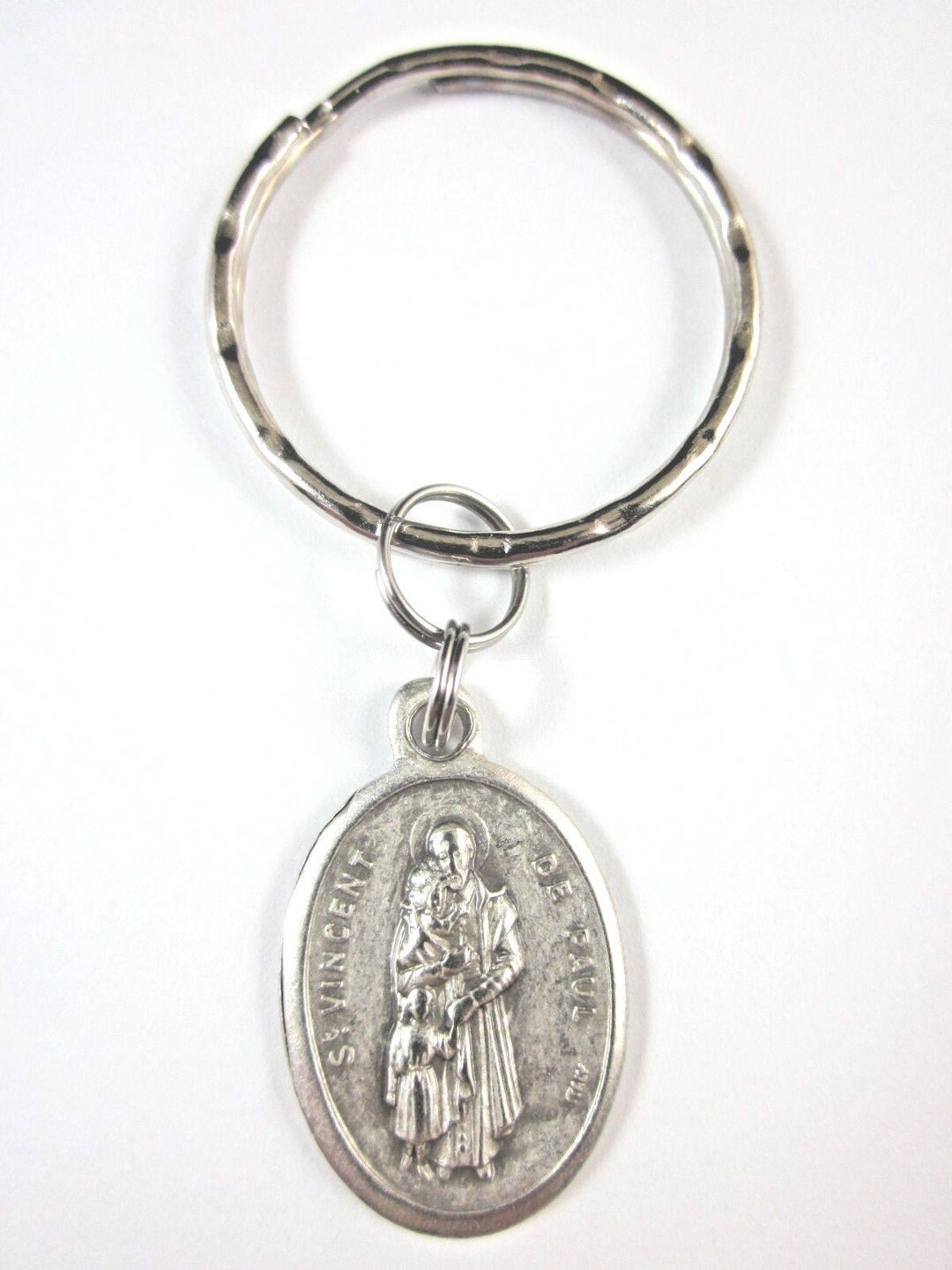 St Vincent De Paul Medal Italy Key Ring Gift Box & Prayer Card - Etsy