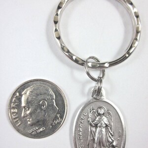 St Raphael the Archangel Medal Italy Key Ring Gift Box & Prayer Card - Etsy