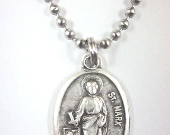 St Mark Prayer Card - Etsy