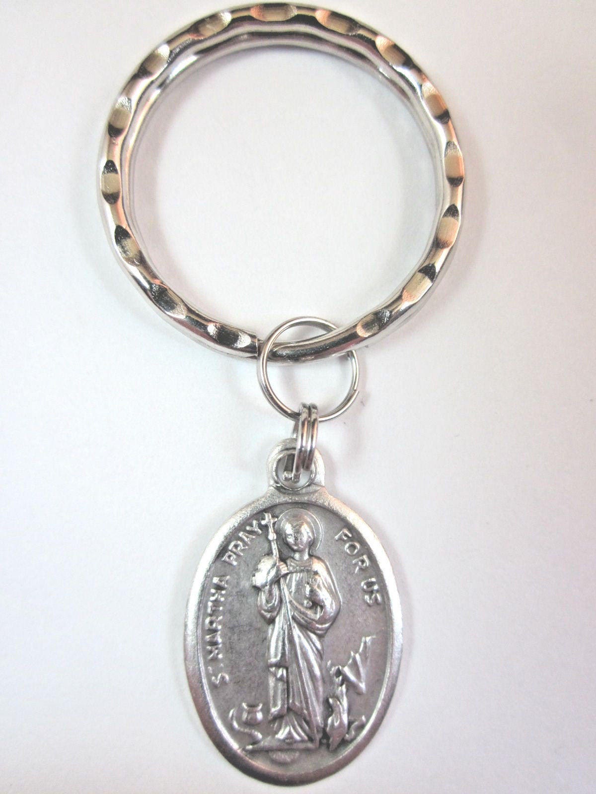 St Martha Medal Italy Key Ring Gift Box & Prayer Card - Etsy