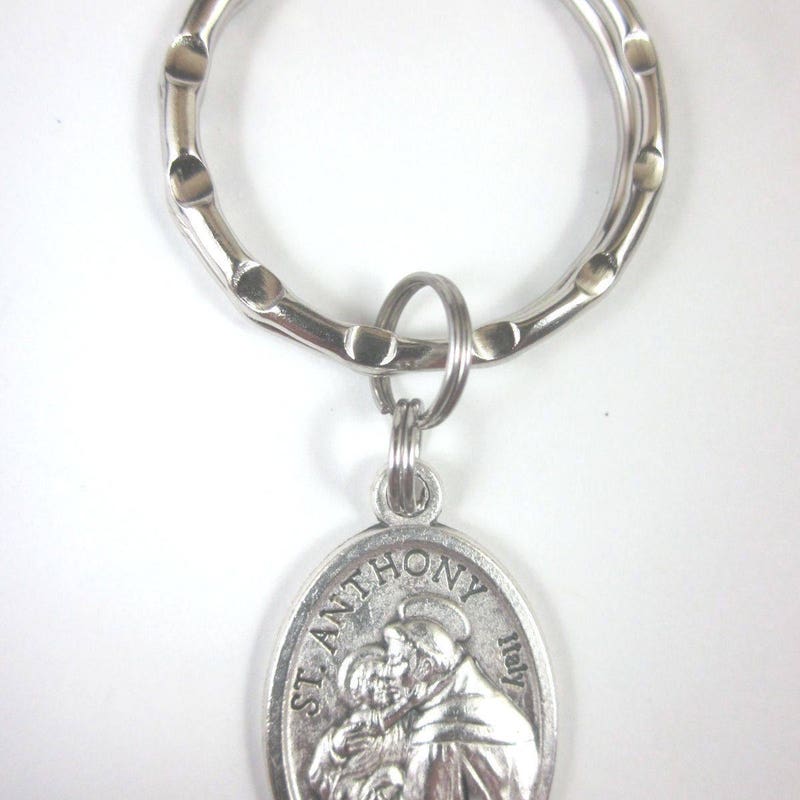 St Anthony Keychain - Etsy