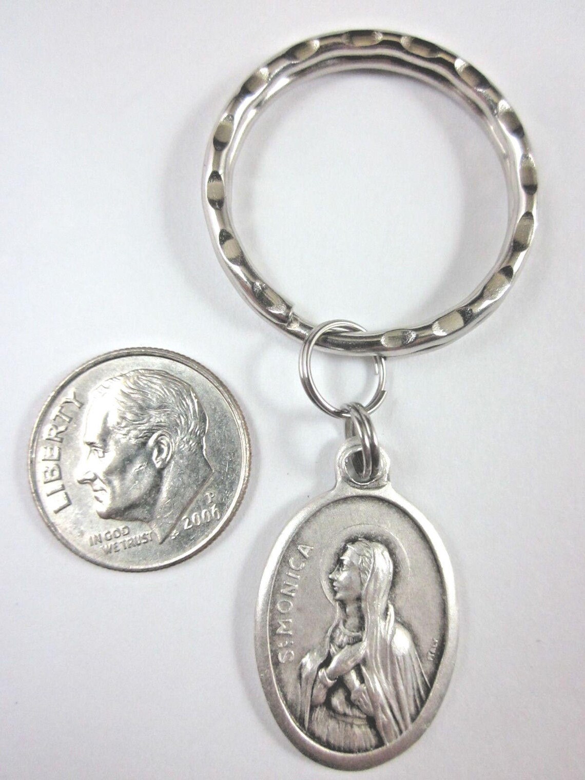 St Monica Medal Italy Key Ring Gift Box & Prayer Card | Etsy